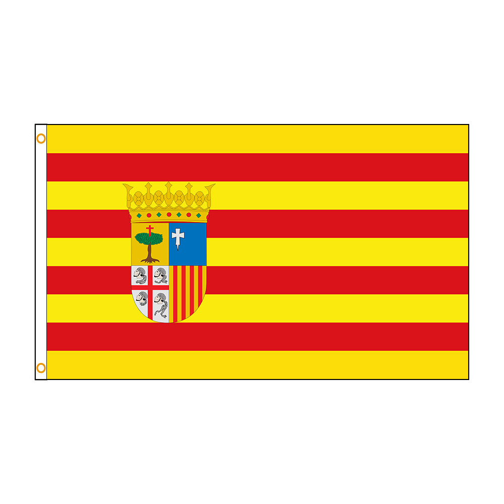 90x150cm Aragon Flag Autonomous Regions of Spain Banner Decoration ...
