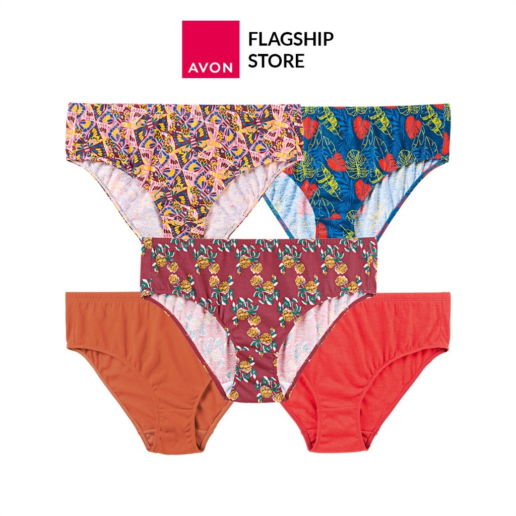 Avon Fashion Classic Aubrey 5in1 Midi Panty Pack | Shopee Philippines