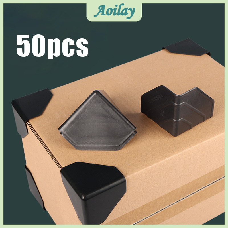 50Pcs Plastic Carton Corner Guard Packaging Cardboard Box Corner ...