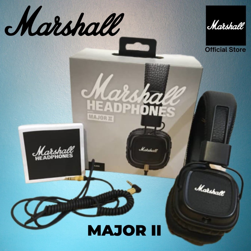 Marshall major II 2 Over-Ear Wired Headset with Remote mic hifi ...