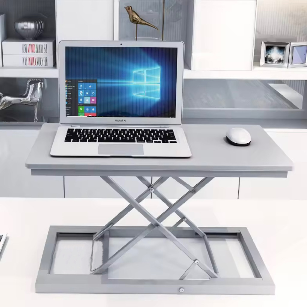 Adjustable Folding Computer Table Adjustable Ergonomic Sitting Standing ...