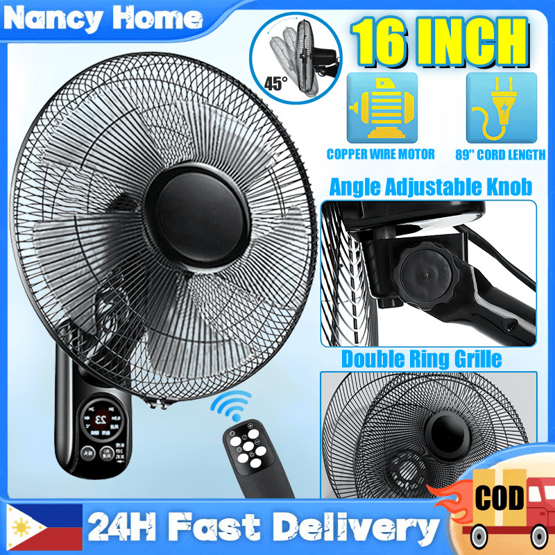 Inverter Wall Fan With Remote Control Wall Mounted Industrial Fan ...