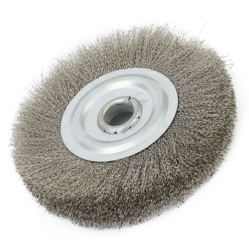 5inch 125mm Crimped Stainless Steel Wire Wheel Brush Bench Grinder ...