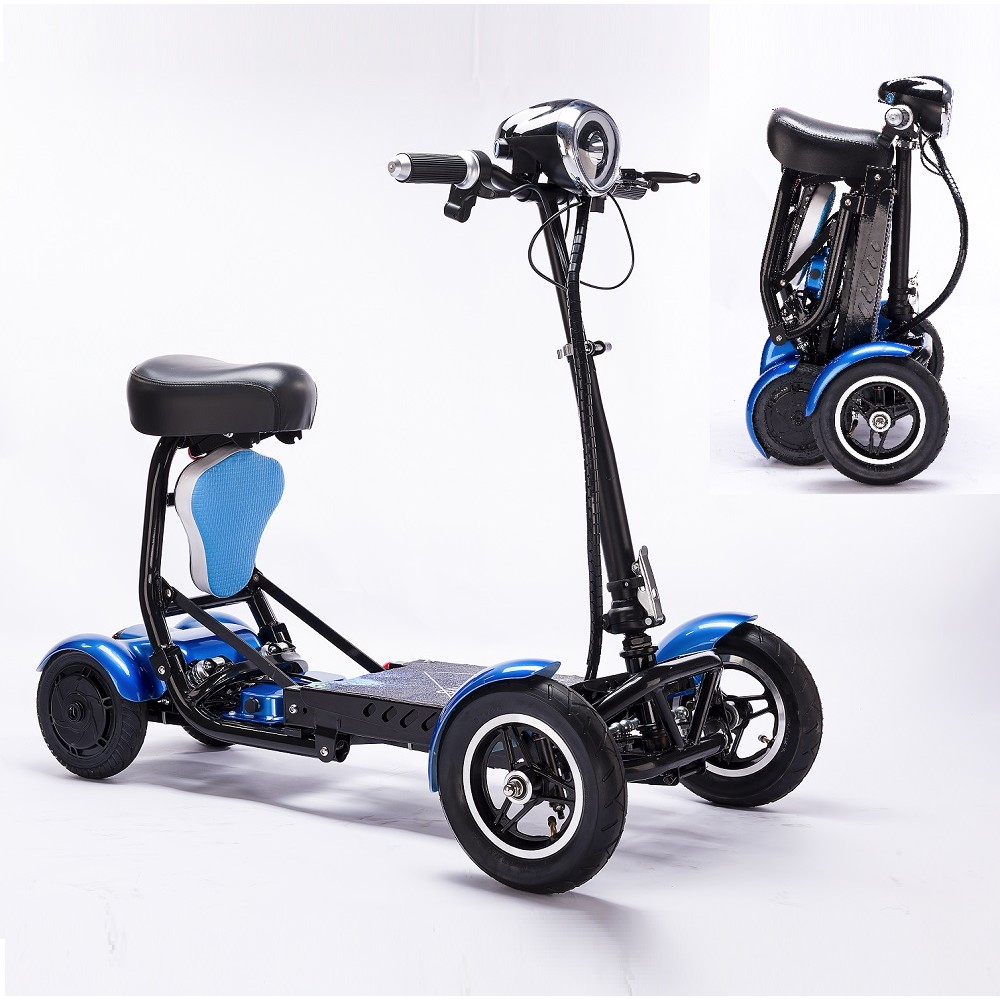 foldable perfect travel transformer 4 wheel electric folding mobility ...