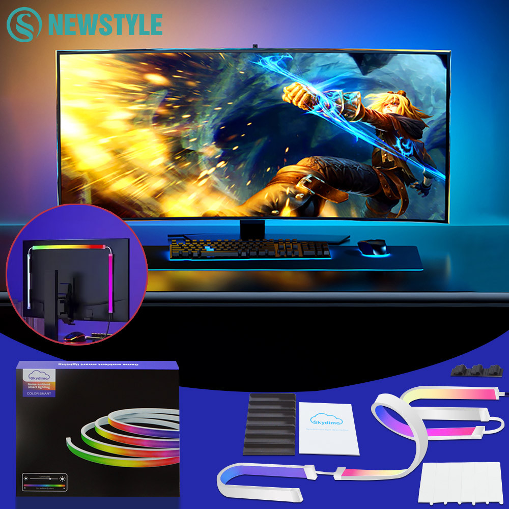 Smart LED Gaming Strip Light Computer Monitor Backlight Sync Strip ...