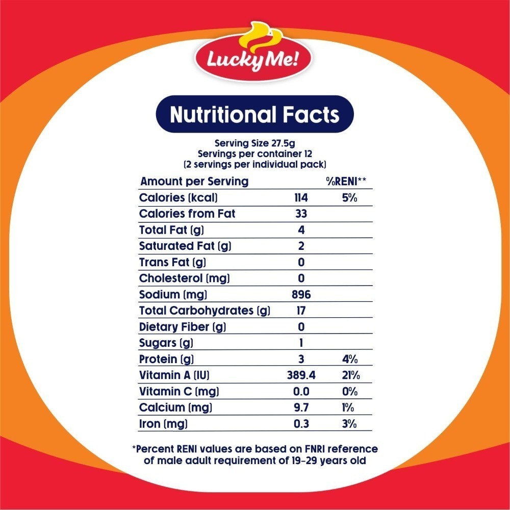 Lucky Me! Instant Noodle Soup Chicken na Chicken Multipack 55g x 6 ...
