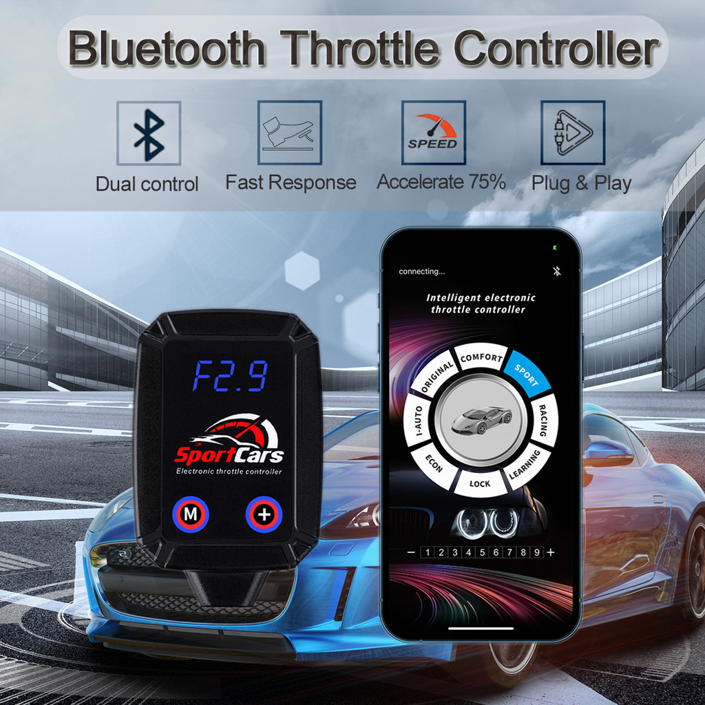 ღ852 853 Car Tuning Throttle Controller For TOYOTA HILUX RAV4 FORTUNER ...