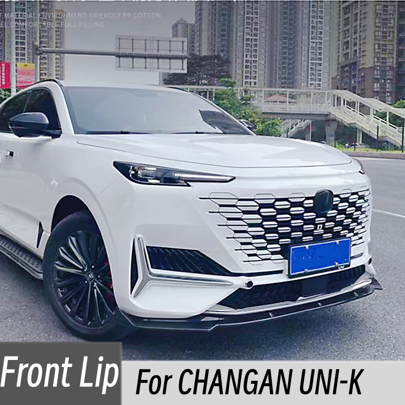 ☀For CHANGAN UNI-K Car Front Bumper Lip Chin Spoiler Splitter Bodykit ...