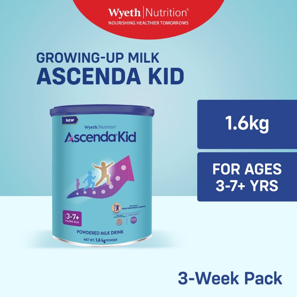 Ascenda Kid Powdered Milk Drink for Children Above 3 Years 1.6kg ...