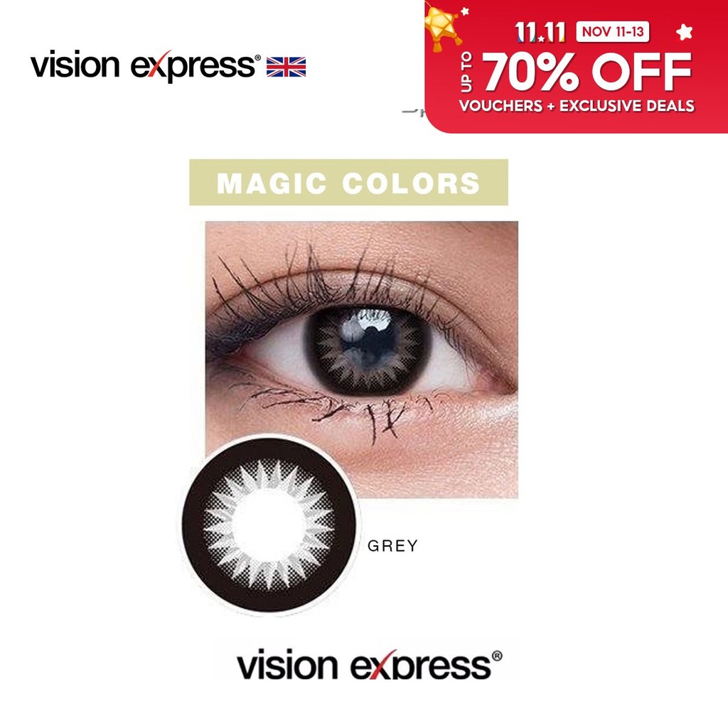 Vision Express Maxi Eyes Magic Series Colored Graded Contact Lenses ...