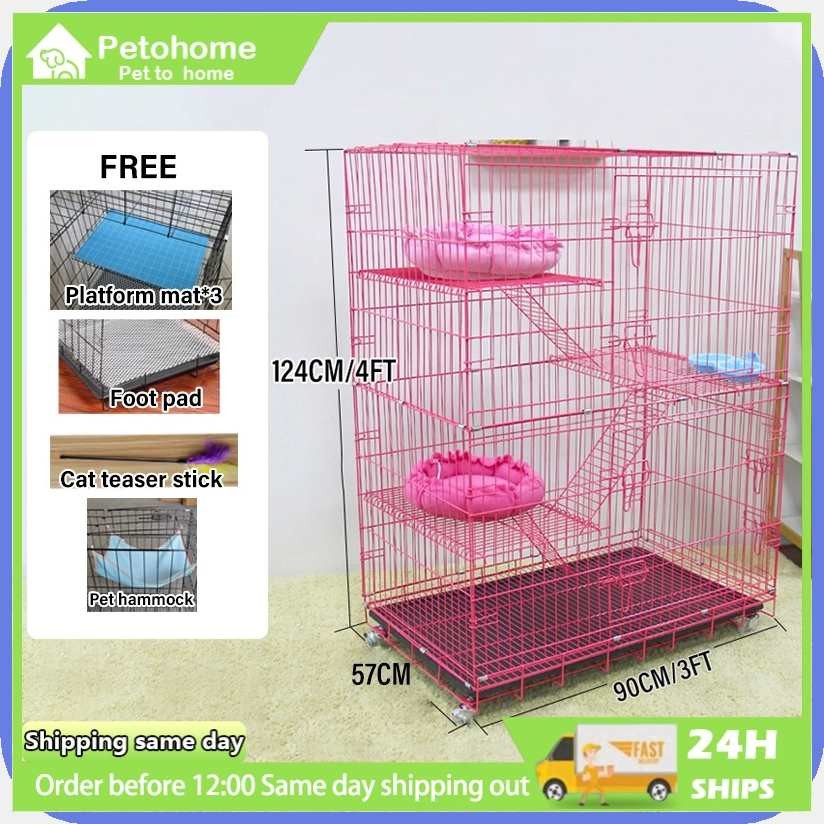 Ready|Bf,Stock?ie&COD}tv#Cat#r]Cage#J.Easy]C#Assemble.A]Cage#I.Pet 2/3 ...