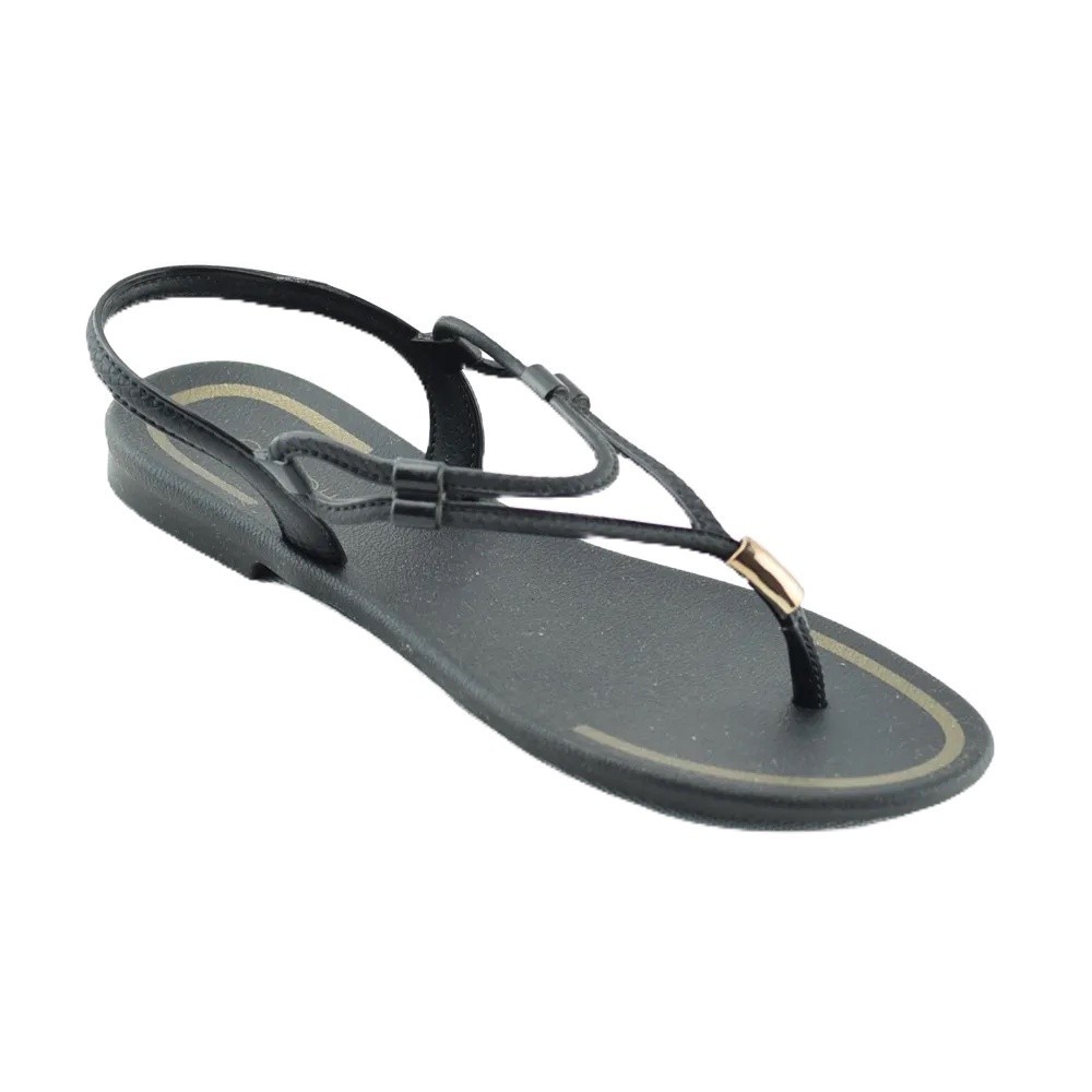 Grendha Cacau Minimal Sandal Black Women's Sandals | Shopee Philippines