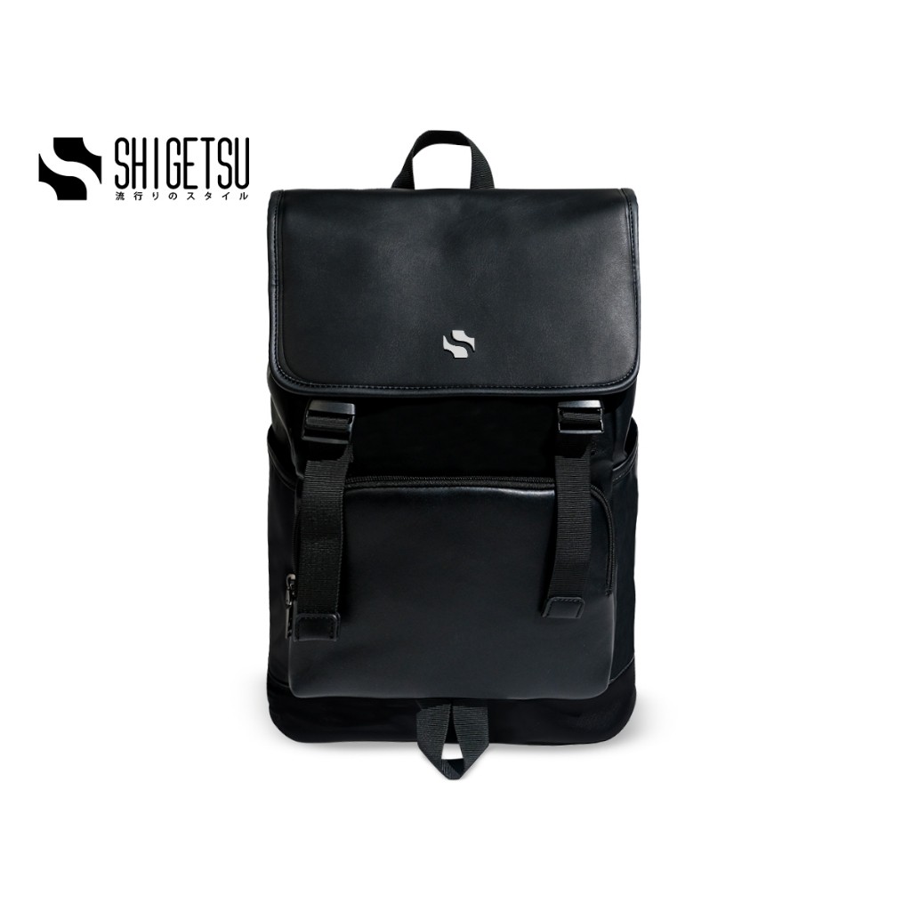 Shigetsu Leather Backpack Collection for Men Bag for School | Shopee ...