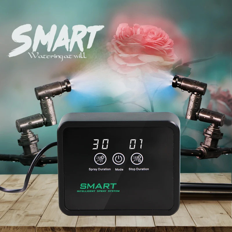 Indoor Garden Electronic Humidifier Timer Water Irrigation System ...