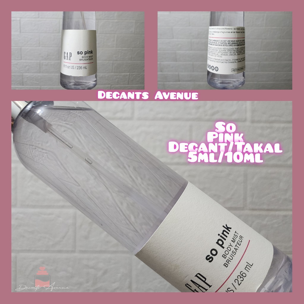 So Pink - Gap Mist 1mL 3mL 5mL 10mL | Shopee Philippines