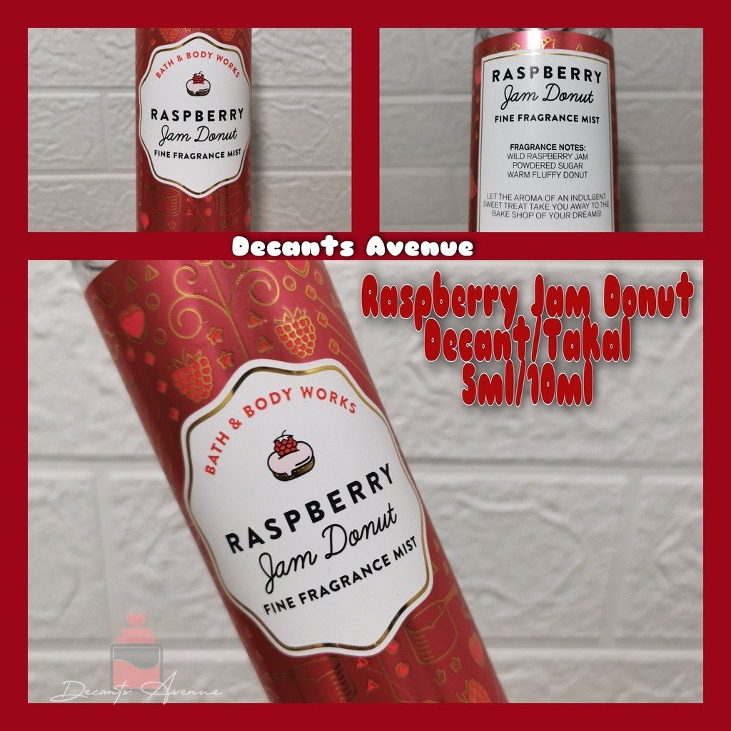 Raspberry Jam Donut - Bath And Body Works [Decant Only] 1mL 3mL 5mL ...