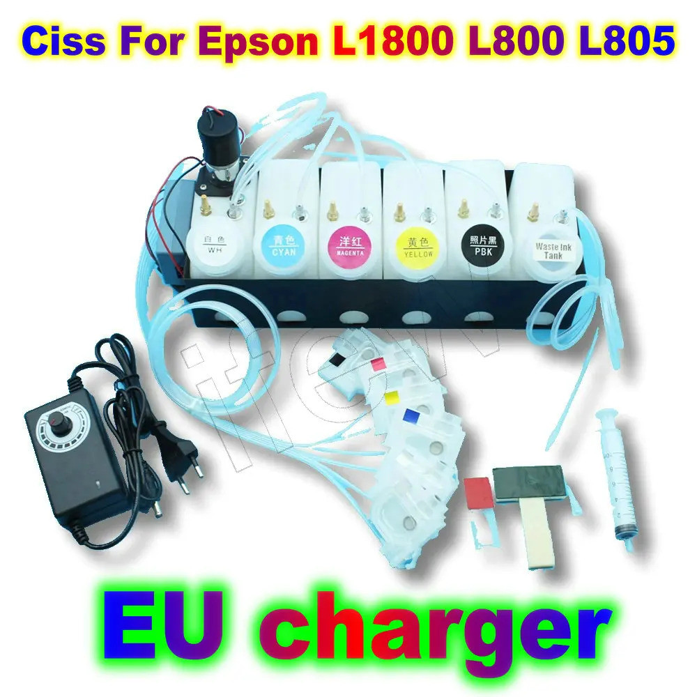 L1800 DTF DTG Ink System For Epson L1800 L800 L805 CISS Modify Printer ...