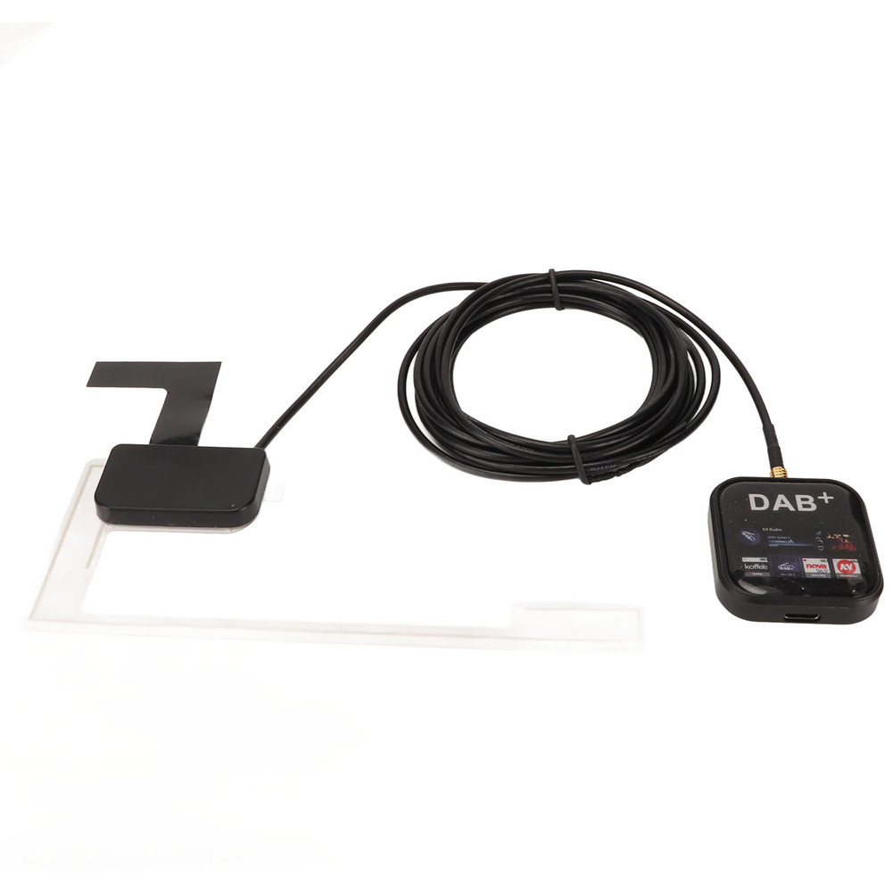 ☆DAB+ Portable Radio Adapter In Car Antenna Digital DAB+ Adapter Tuner ...