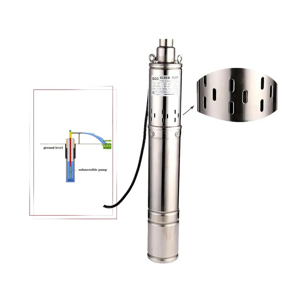 2 Inch Submersible Pump Well 50mm Submersible Deep Water Well Pump ...