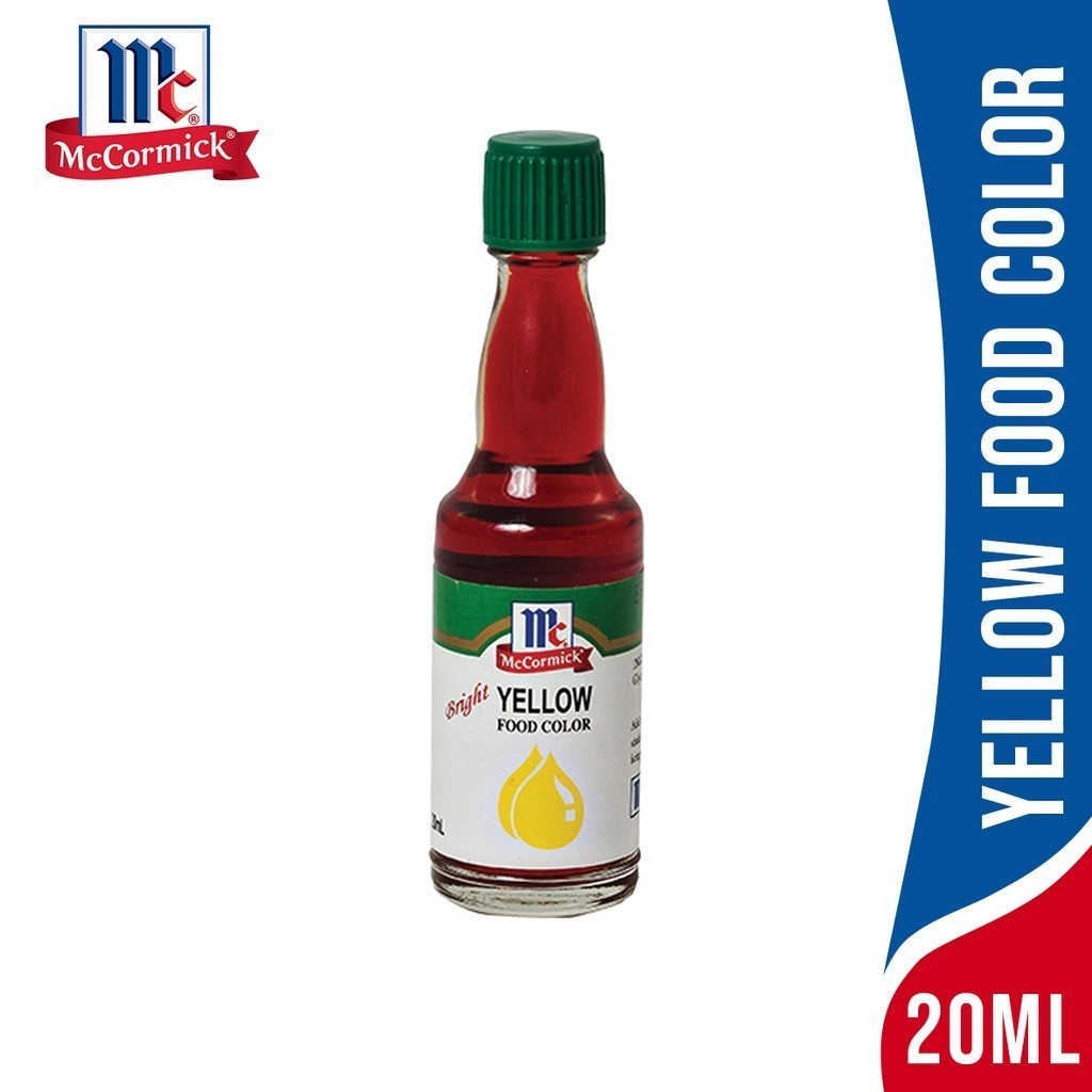 McCormick Yellow Food Color 20ml | Shopee Philippines