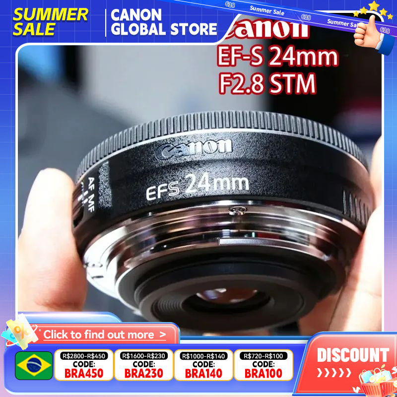 Canon EF-S 24mm F2.8 STM Large Aperture Wide-Angle Fixed Focus ...