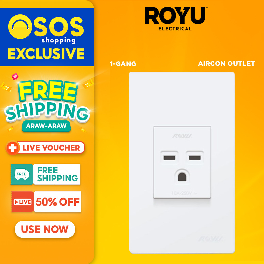 Royu WD Aircon Outlet Set 20A WD901 •OSOS• | Shopee Philippines