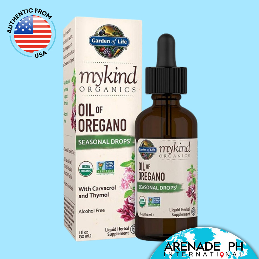 Garden of Life Mykind Organics Oil of Oregano Seasonal Drops 1 fl oz ...