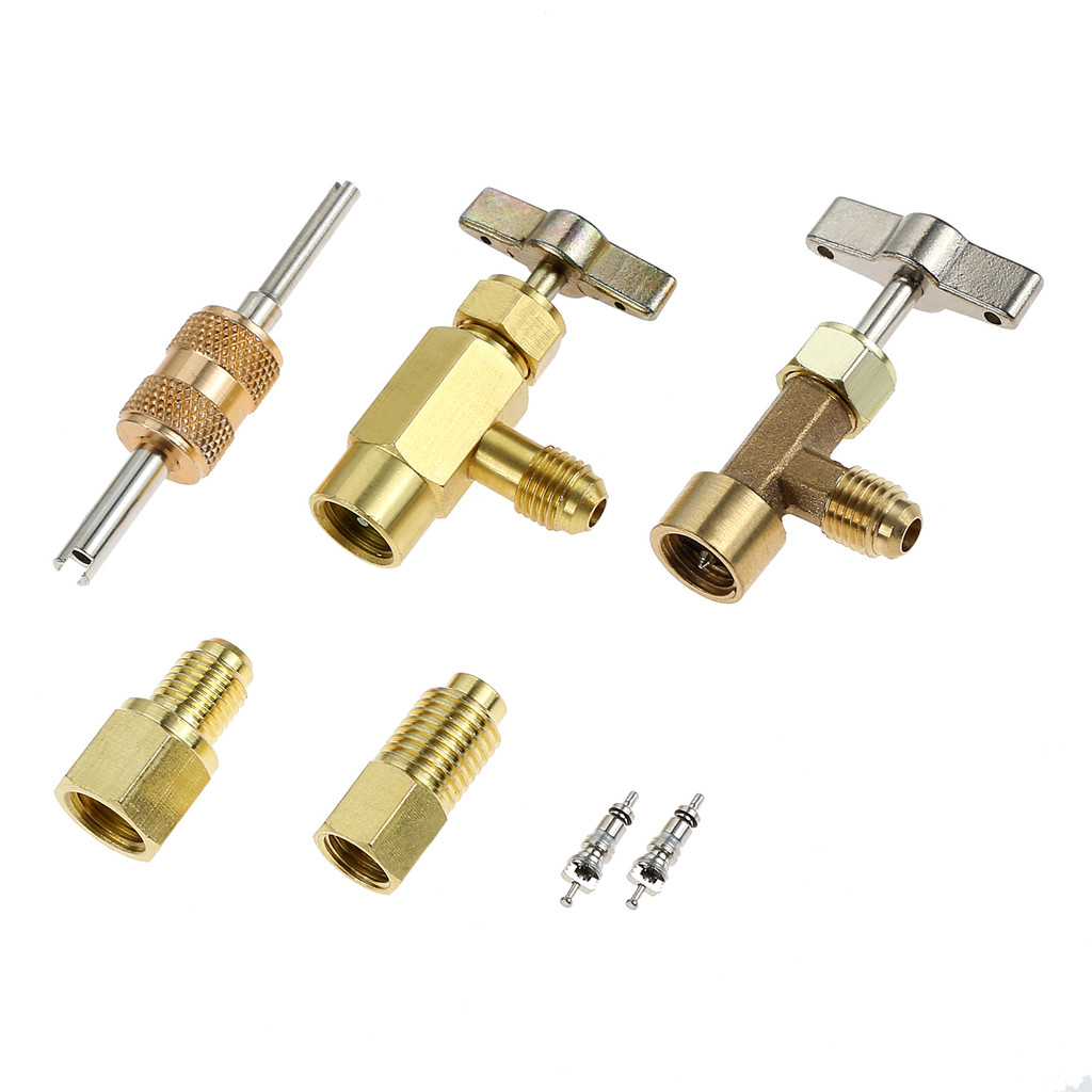 【R134A Self-Sealing&Puncture Style Refrigerant Can Tap Valves with Tank ...