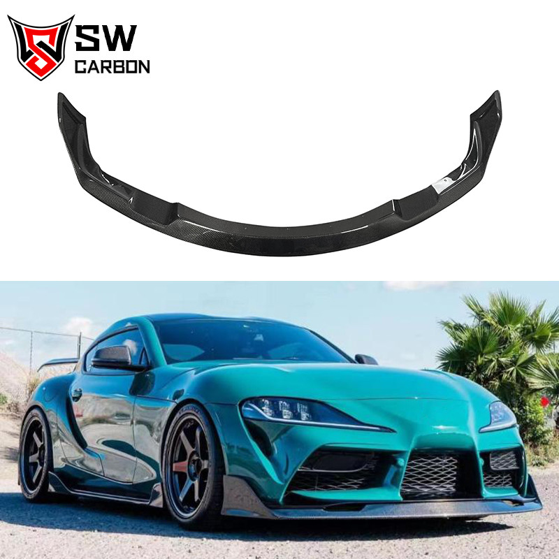 유Carbon Fiber Aimgain Style A90 Front Lip for Toyota Supra GR MK5 MKV ...
