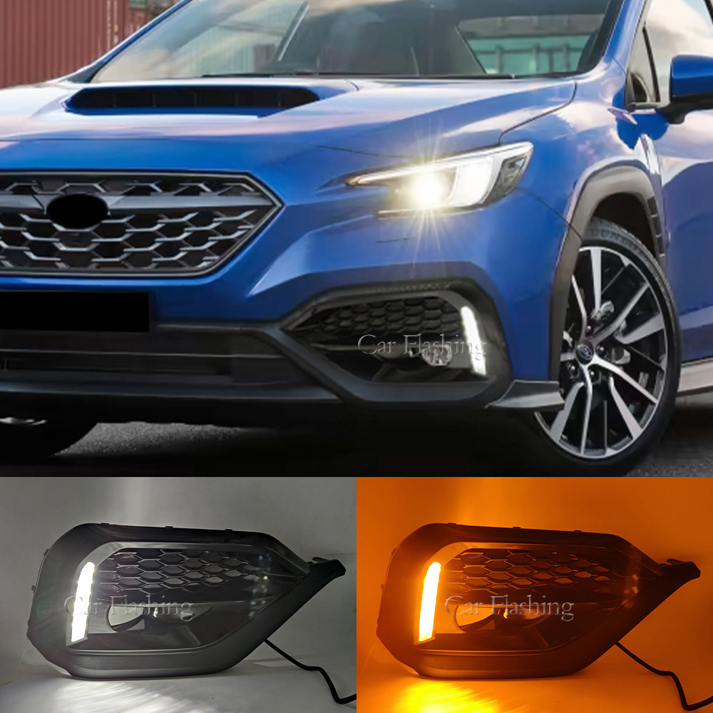 ♣Car LED Daylight DRL For Subaru WRX STI 2022 2023 Daytime Running ...