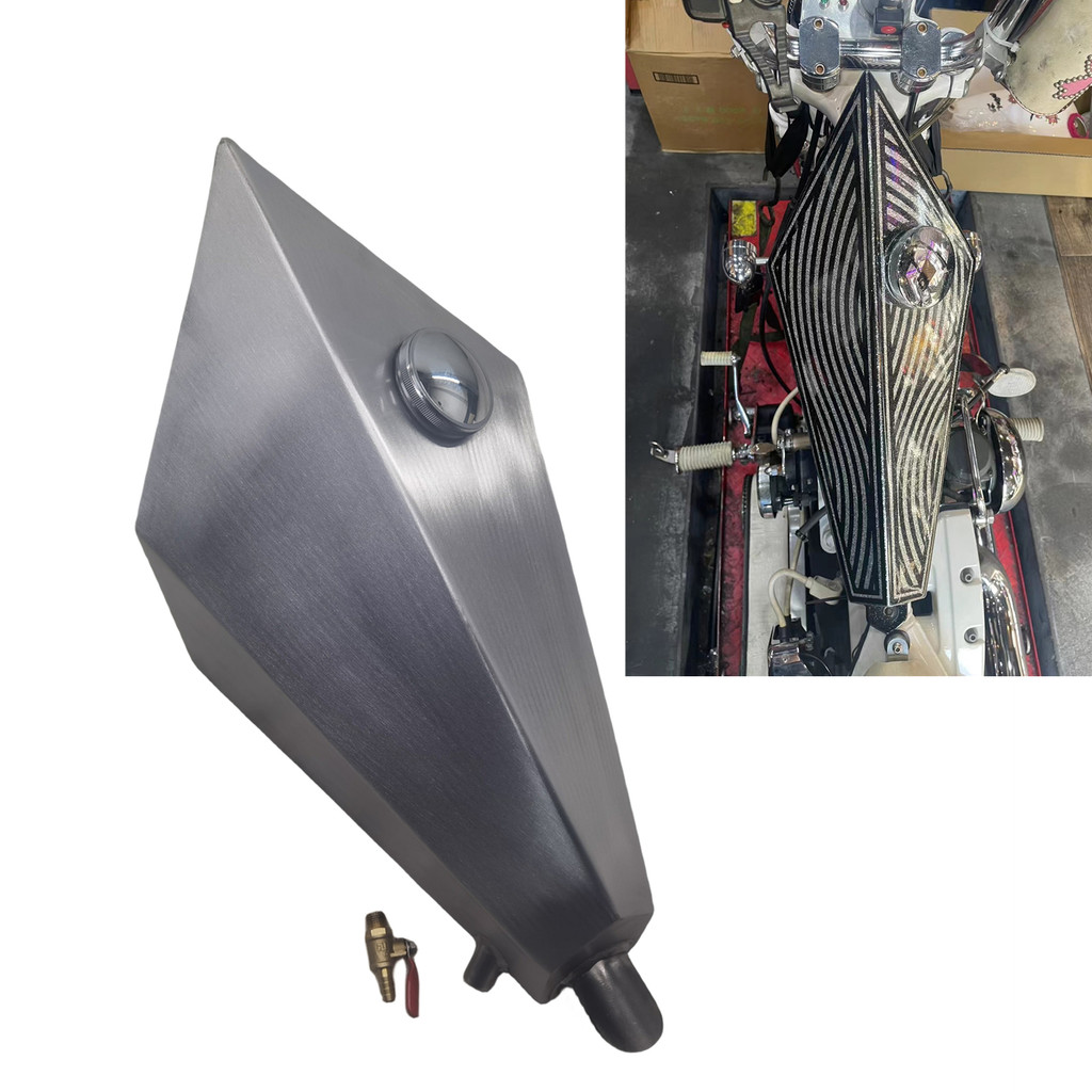 【For Motorcycle Universal - Triangle Modified Fuel Tank 12L Motorcycle ...
