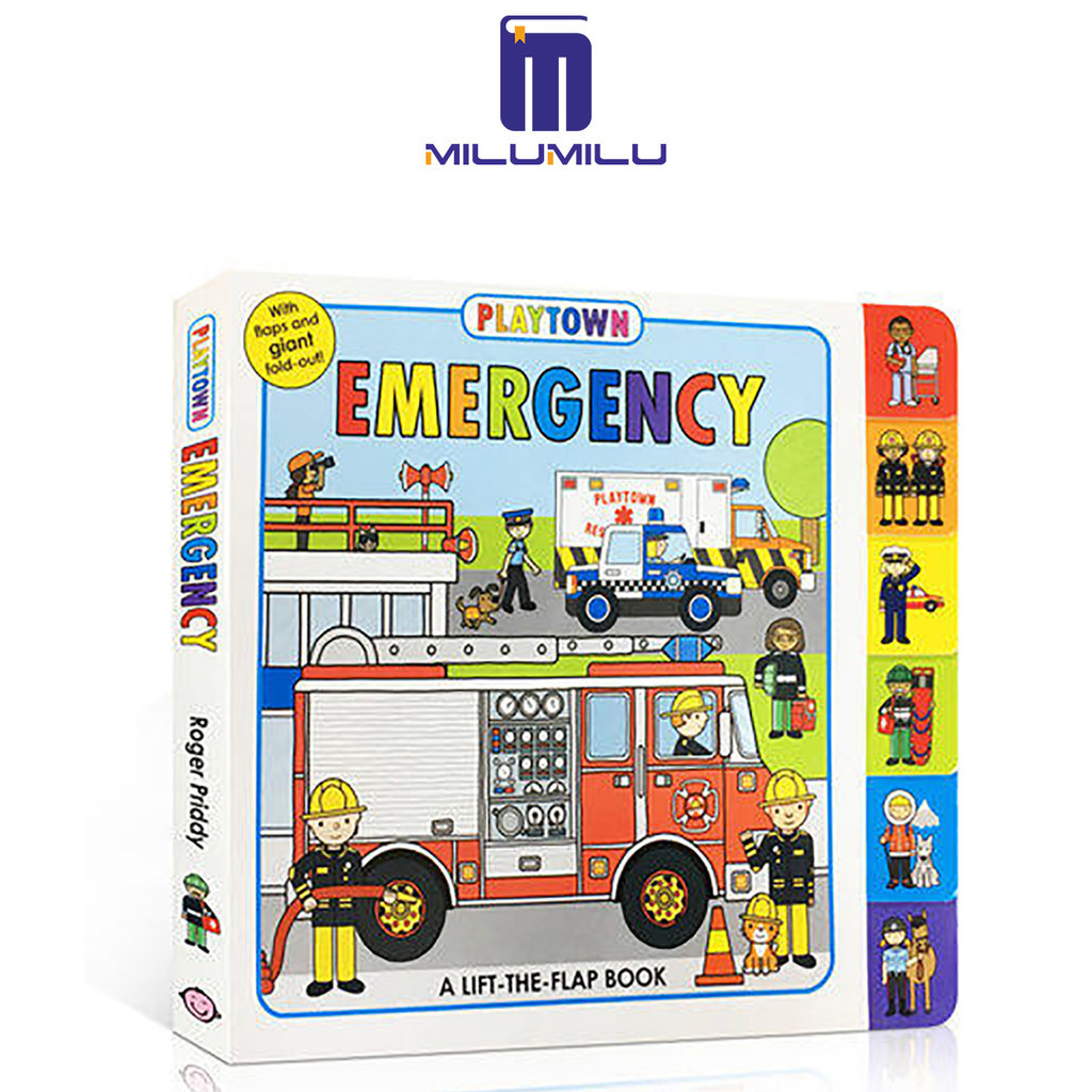 Playtown: Emergency: A Lift-the-Flap book Board book – Lift the flap by ...
