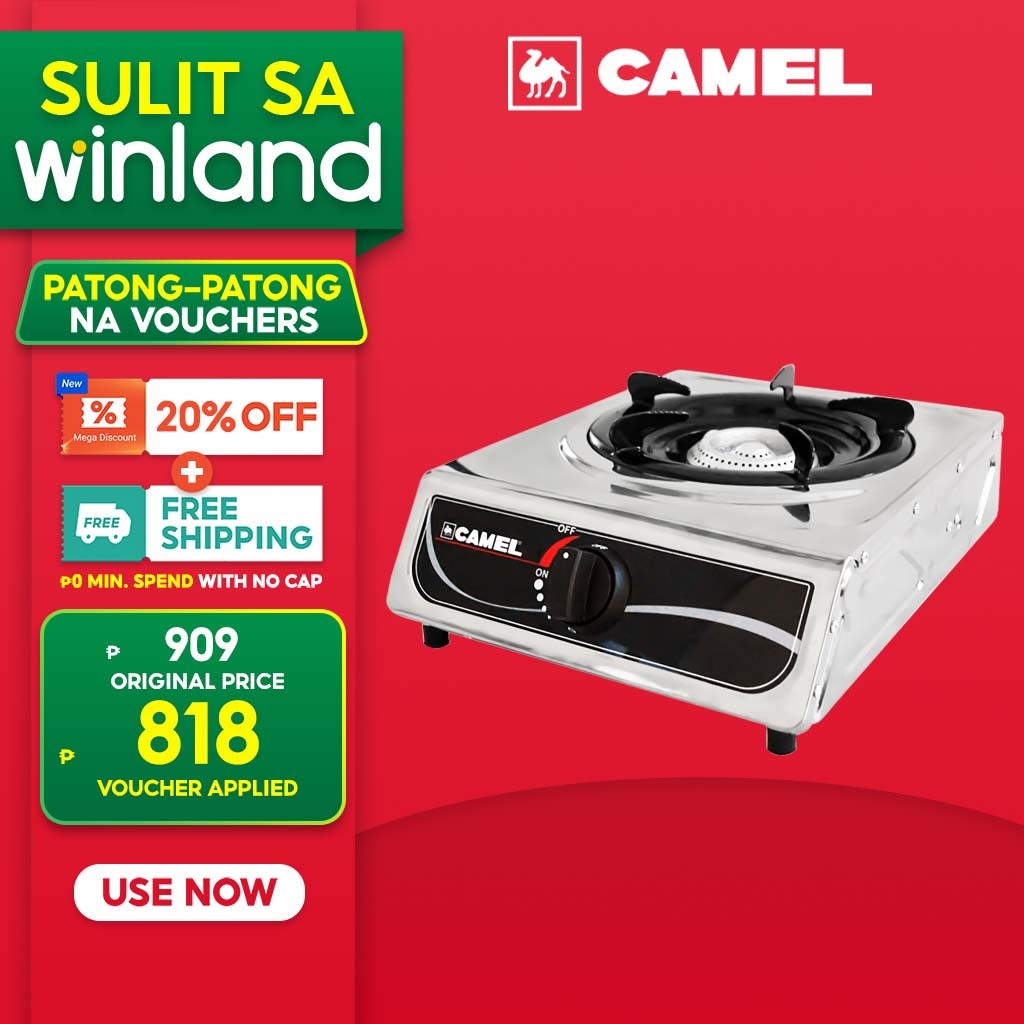Camel by Winland Cooking Stove Single Burner Stainless Gas Stove with ...