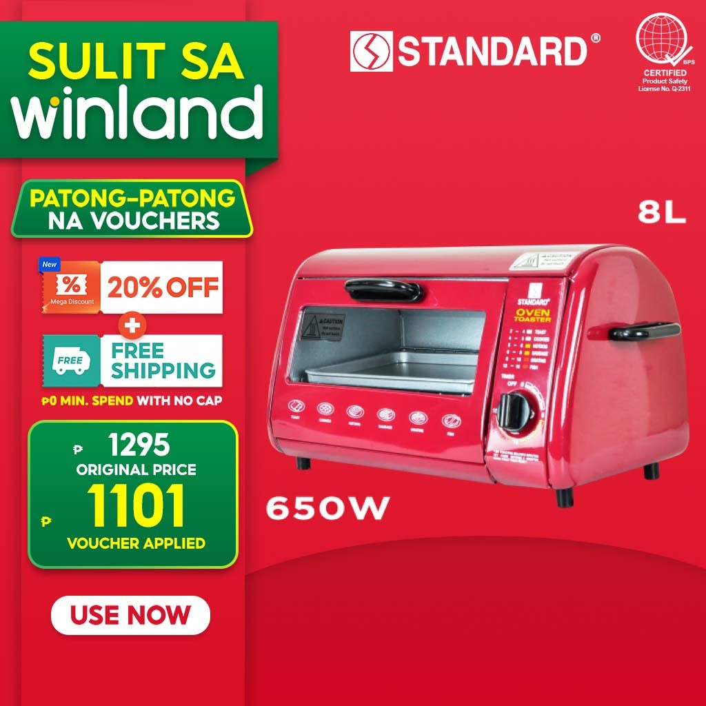 Standard by Winland Appliances 8.0 Liter Stainless Steel Oven Toasters ...