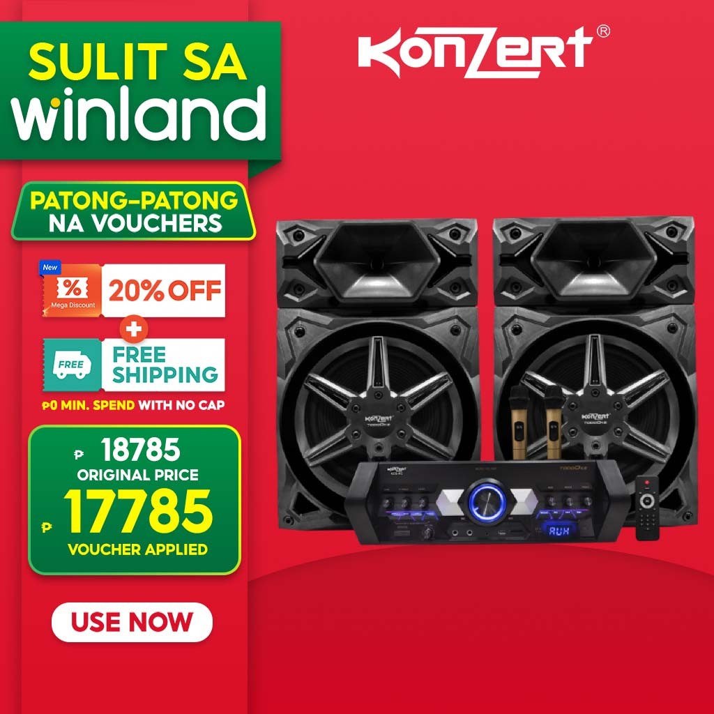 Konzert by Winland Micro Component Todoroke Speaker System with USB/SD ...