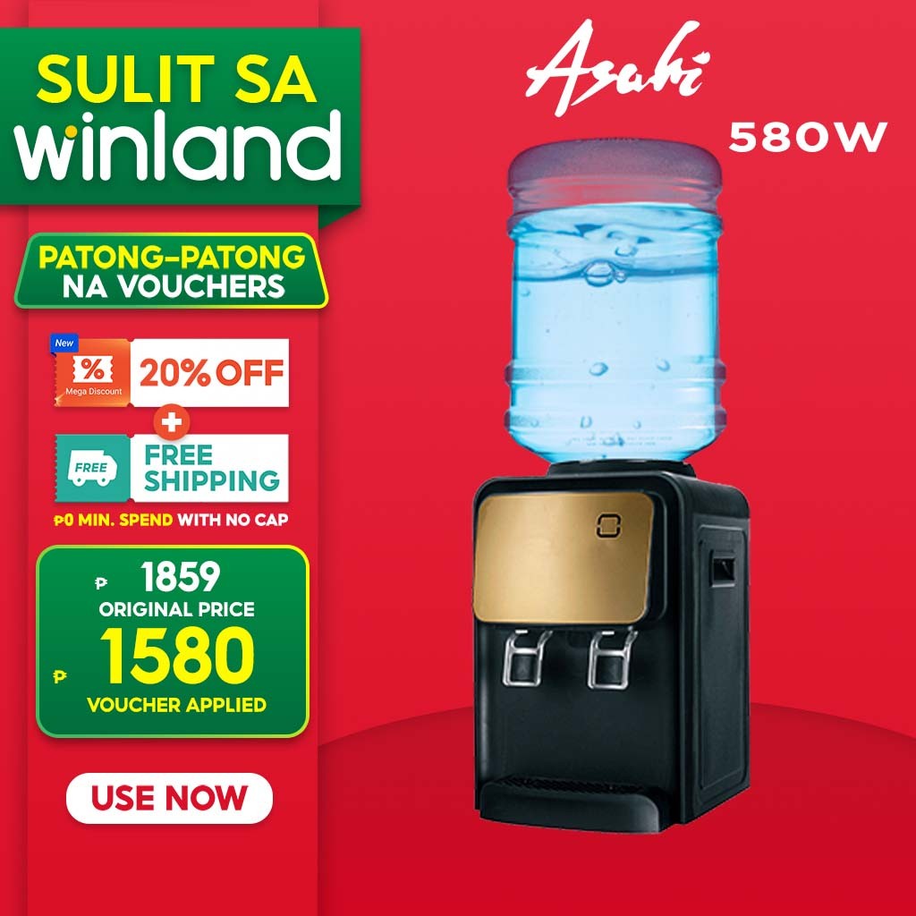 Asahi by Winland Table Top Water Dispenser Hot and Normal Function WD ...