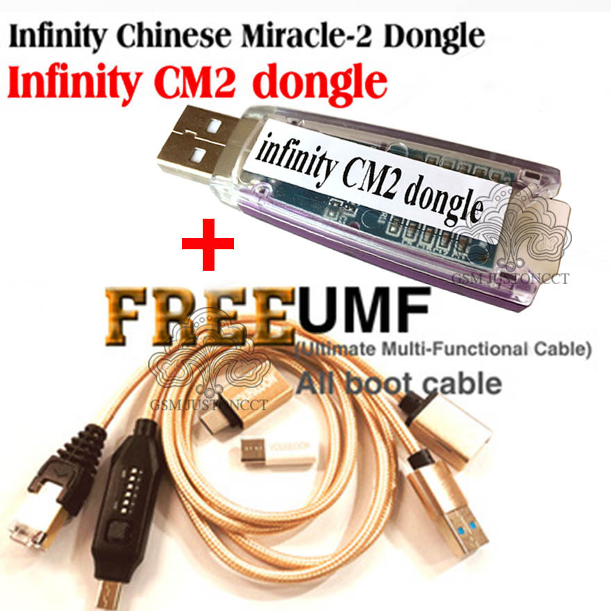 유100% original infinity CM2 BOX Dongle + UMF All boot cable for GSM and ...