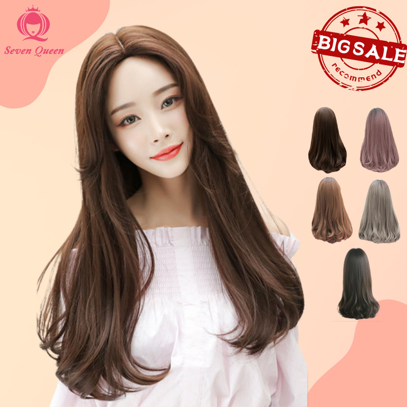 "Seven Queen" Wigs 62cm long straight hair pear flower head wigs role ...
