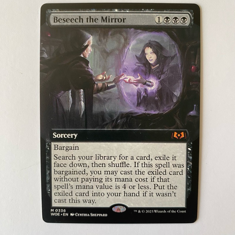 Playtest Card - Beseech the Mirror (WOE) EA | Shopee Philippines