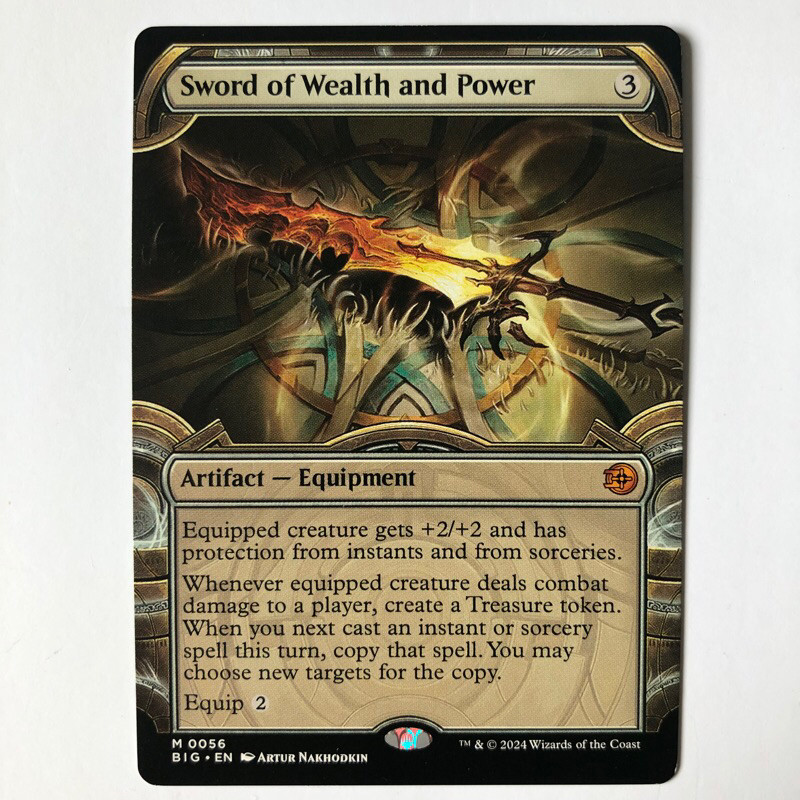 Playtest Card - Sword of Wealth and Power (BIG) Showcase | Shopee ...