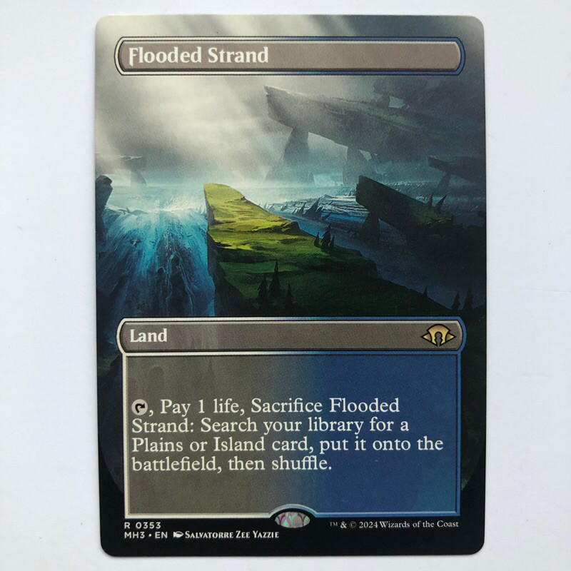 Playtest Card - Flooded Strand (MH3) Borderless | Shopee Philippines
