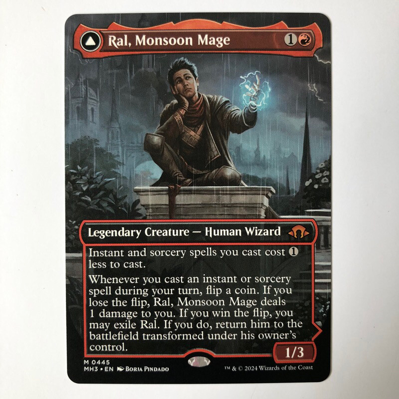 Playtest Card - Ral, Monsoon Mage (MH3) Borderless | Shopee Philippines