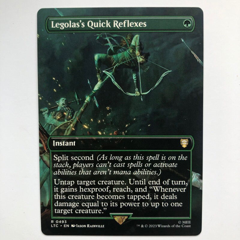 Playtest Card - Legolas's Quick Reflexes (LTC) | Shopee Philippines