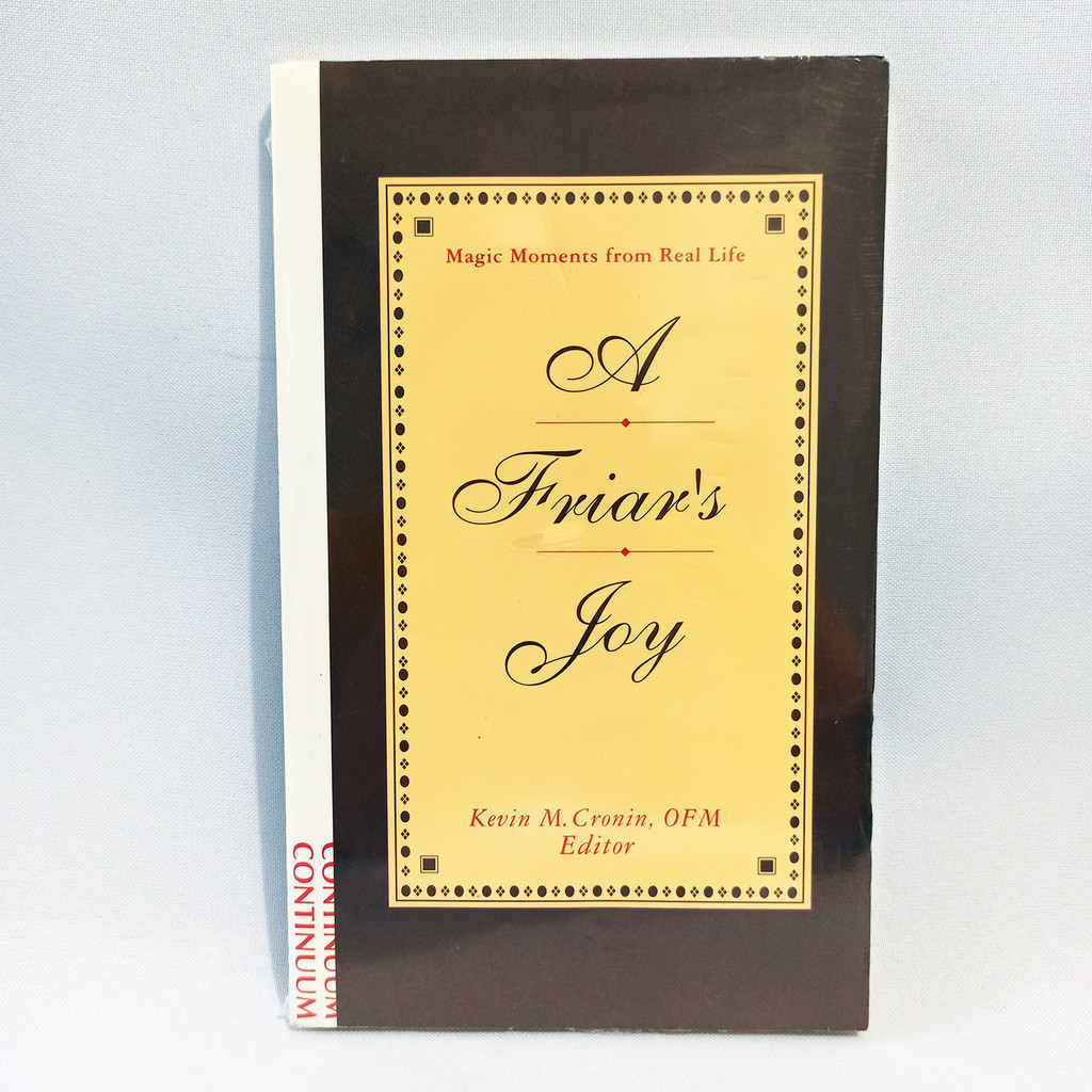 A Friar's Joy by Kevin M. Cronin O F M - Biography Book (Used, Good ...