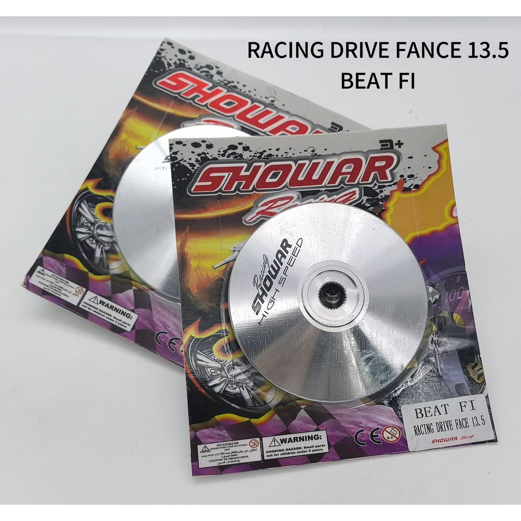 SHOWAR RACING DRIVE FACE 13.5 BEAT/BEAT 110/BEAT FI/GY6-125/MIO/N-MAX ...