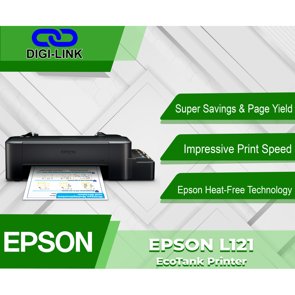 Epson EcoTank L121 A4 Ink Tank Printer | Shopee Philippines
