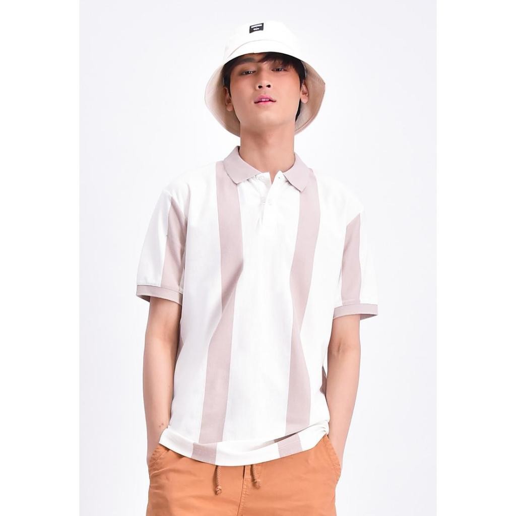 BENCH/ - BIO0013 - Men's Striped Polo Shirt | Shopee Philippines