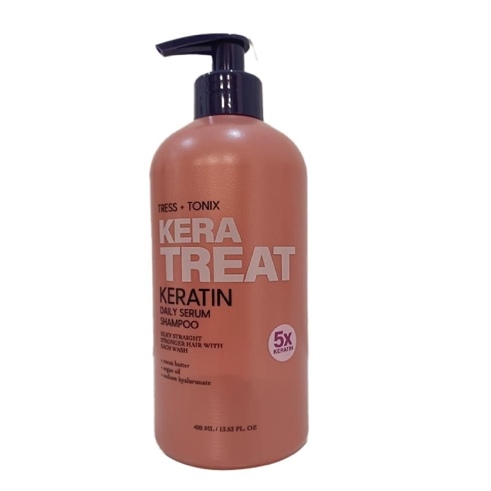 Tress Tonix Keratreat Keratin Daily Serum Shampoo 400ml | Shopee ...