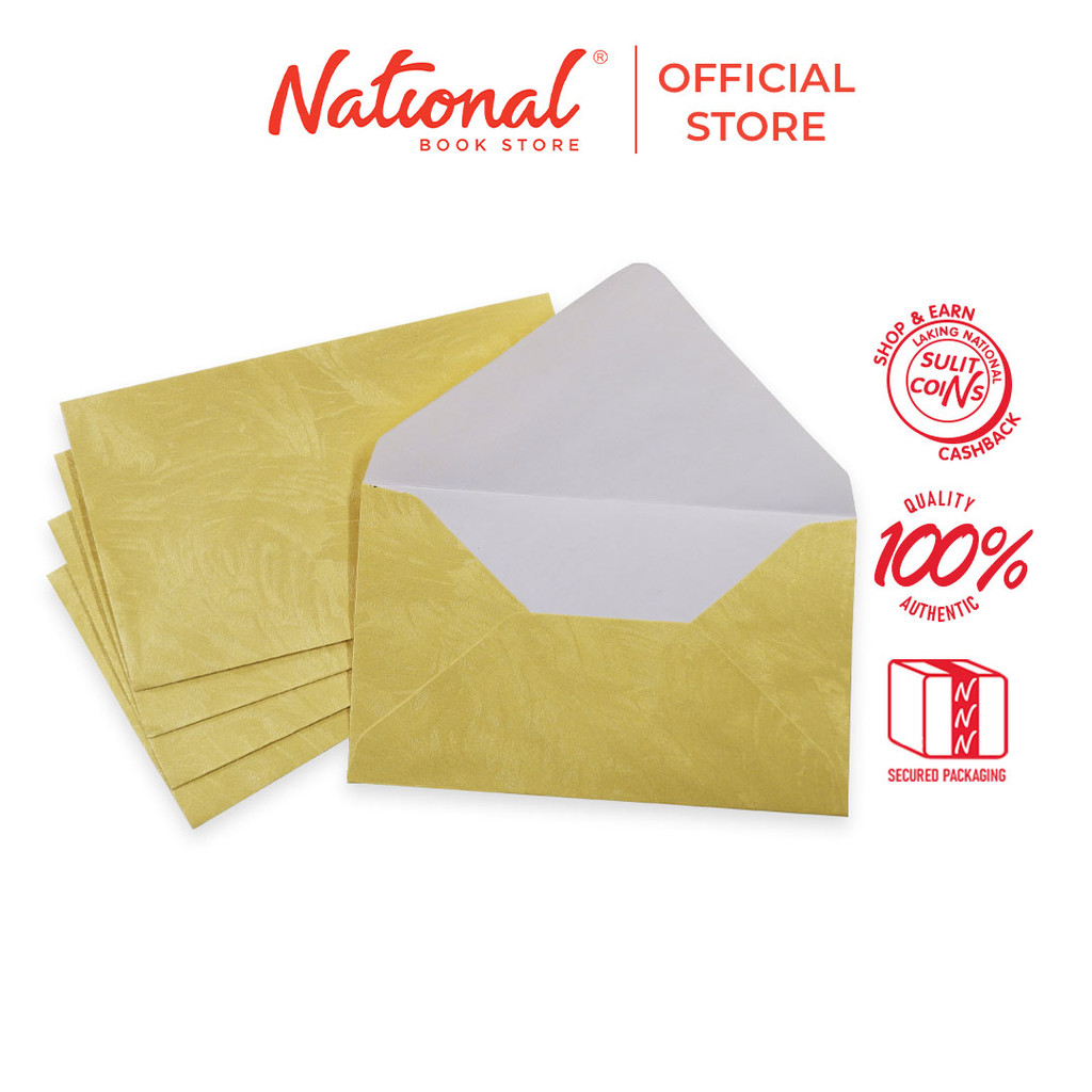 Baronial Envelope Textured 9x15Cm 5pcs/pack (color may vary) - Letter ...