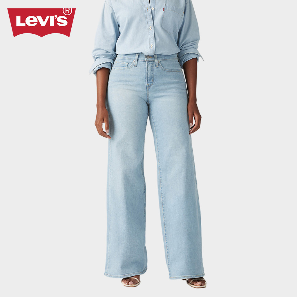 Levi's® Women's 318 Shaping Wide-Leg Jeans 001PZ-0004 | Shopee Philippines